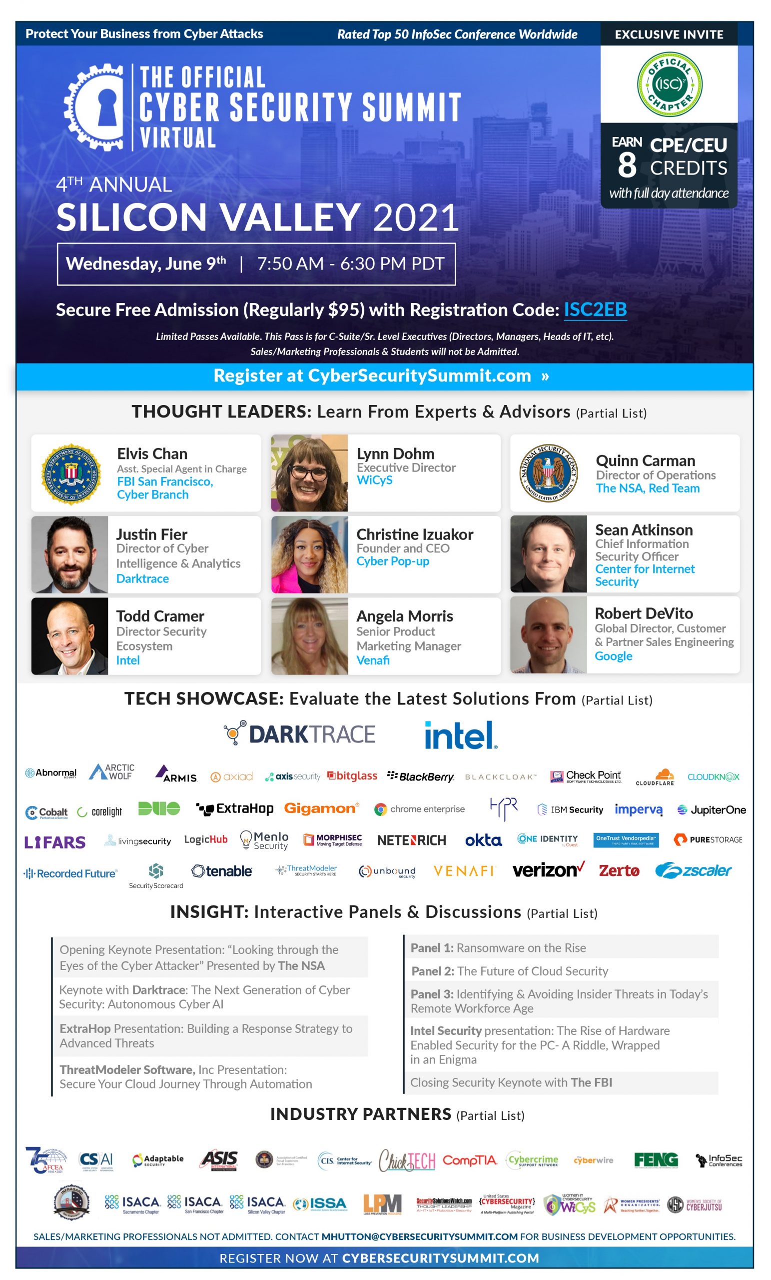 June 9, 2021 – Member opportunity: Virtual Cyber Security Summit ...
